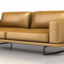 3D Natuzzi Italia Tempo sectional sofa 235