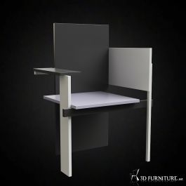 3D Rietveld Berlin Chair