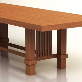 3D Taliesin 2 Table by Frank Lloyd Wright